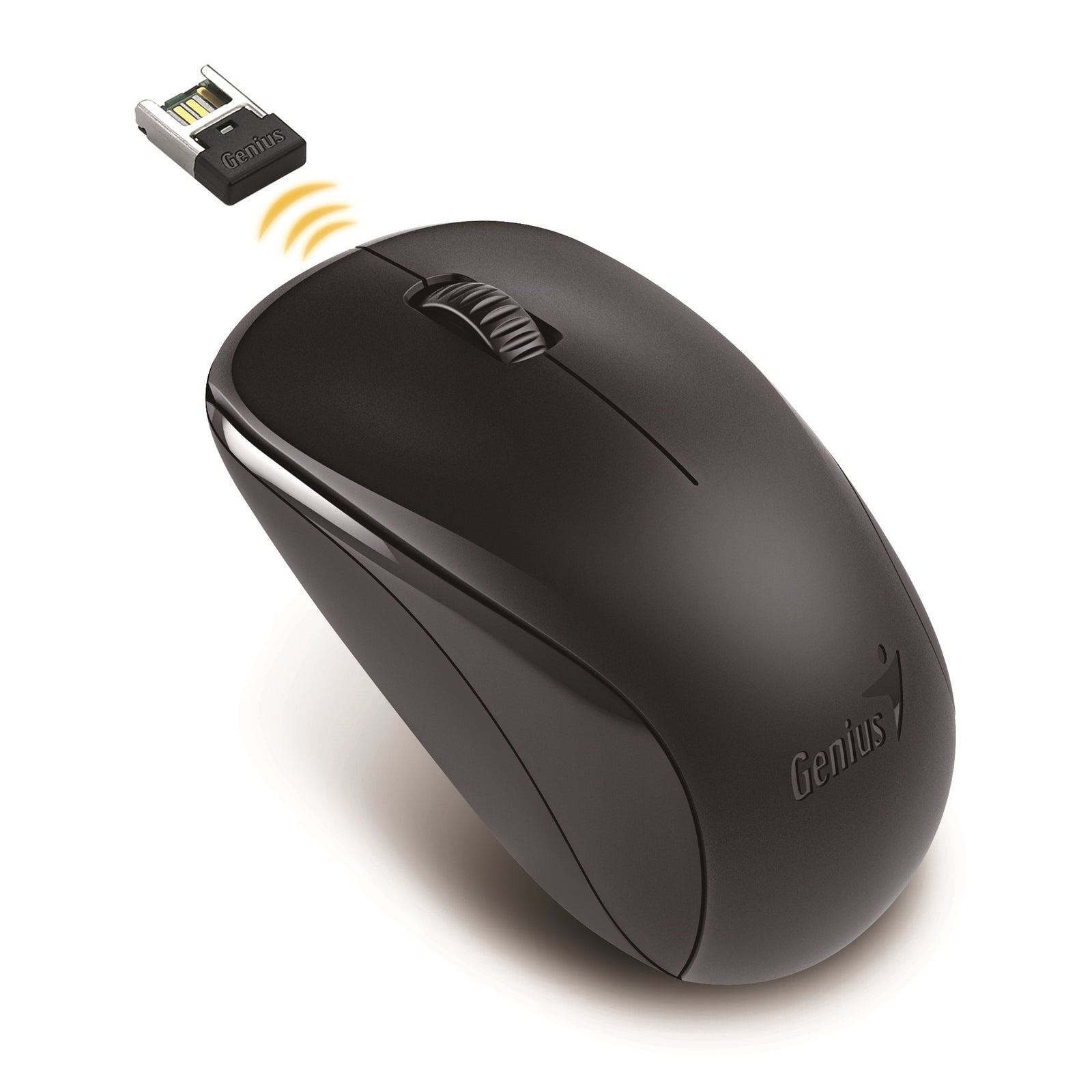 Genius NX-7000 Wireless Mouse, 2.4 GHz with USB Pico Receiver, Adjusta ...